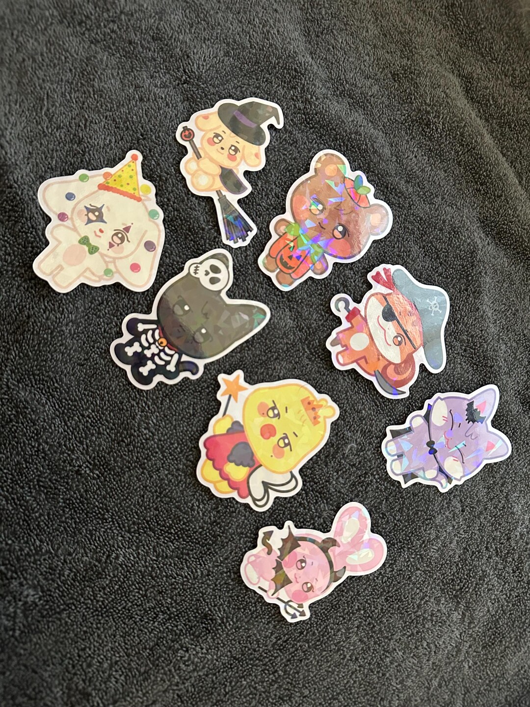 Ateez Aniteez Halloween Fanart Stickers Halloween Autumn Fall Kpop ...