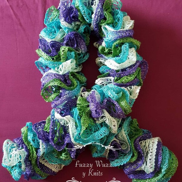 Ruffle Scarf Yarn - Etsy