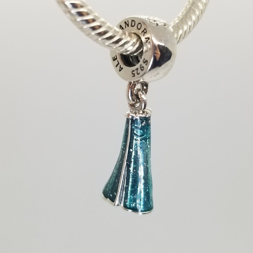 Pandora, New Bracelet Charms, Disney Elsa's Dress Dangle Charm ...