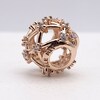 Pandora, New Bracelet Charms, Sparkling CZ Pavé Leaf Rose, Sterling ...