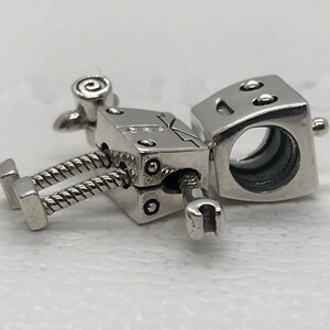 Pandora, New Bracelet Charms, Sterling Silver Rob Bot , S925, Fully ...