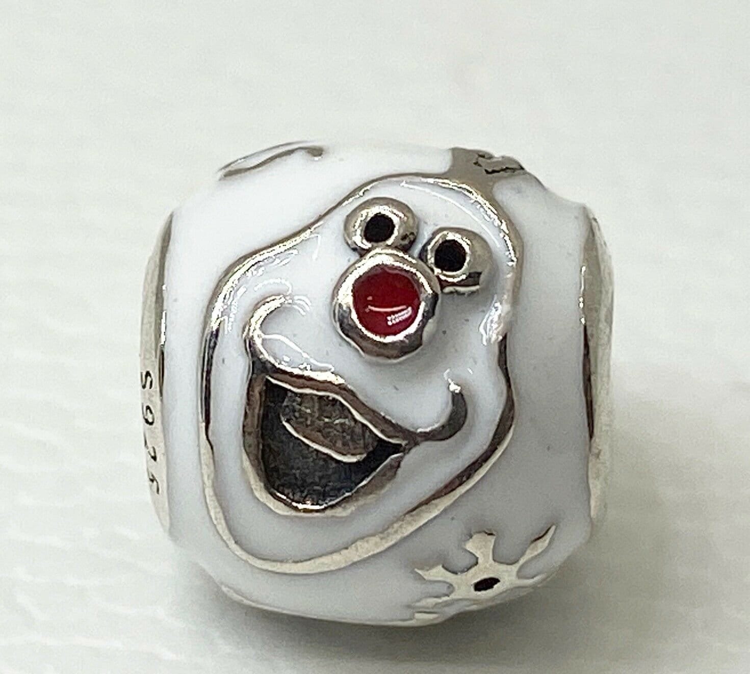 Pandora New Bracelet Charms Olaf Frozen White Sterling | Etsy