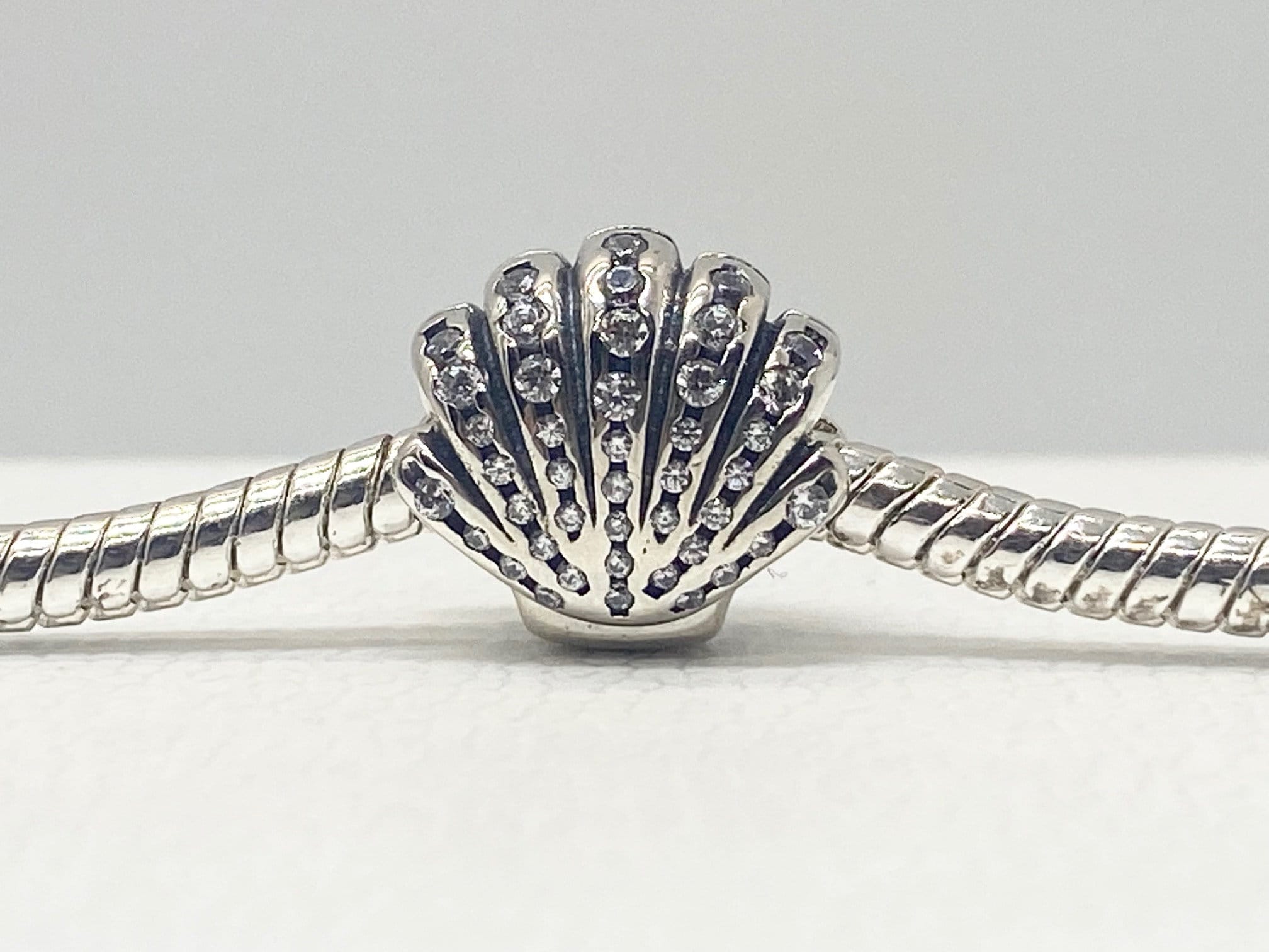 Pandora Nuevos encantos de pulsera Concha Charm Bead Plata | Etsy