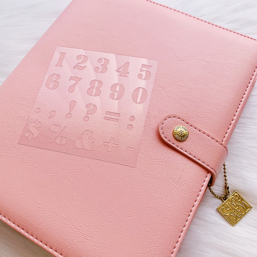 Number Stencil Bujo Stencil Scheduler Template - Etsy