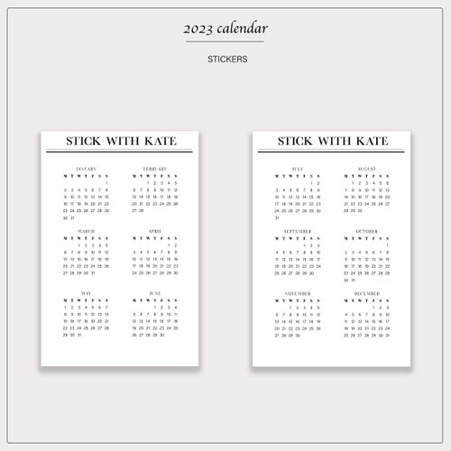 Fall Date Icon Stickers Planner Date Stickers Calendar Date - Etsy
