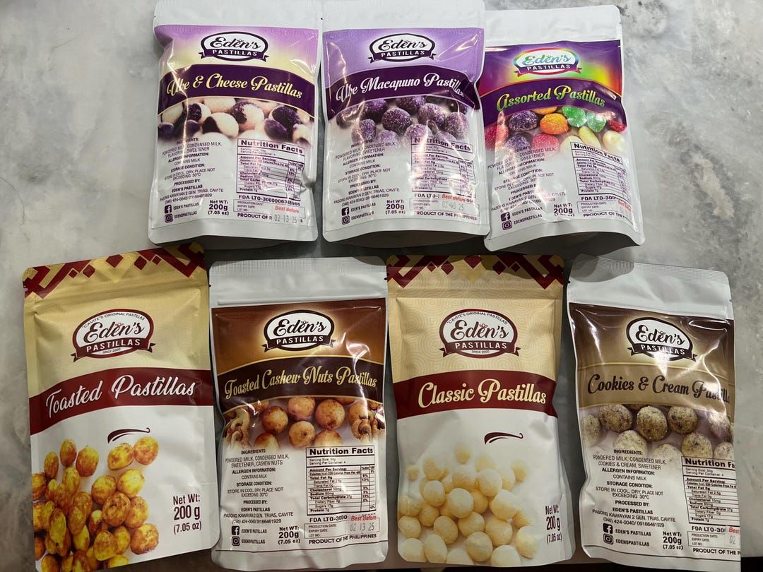 Eden's Pastillas From the Philippines 200g (various Flavors) - Etsy