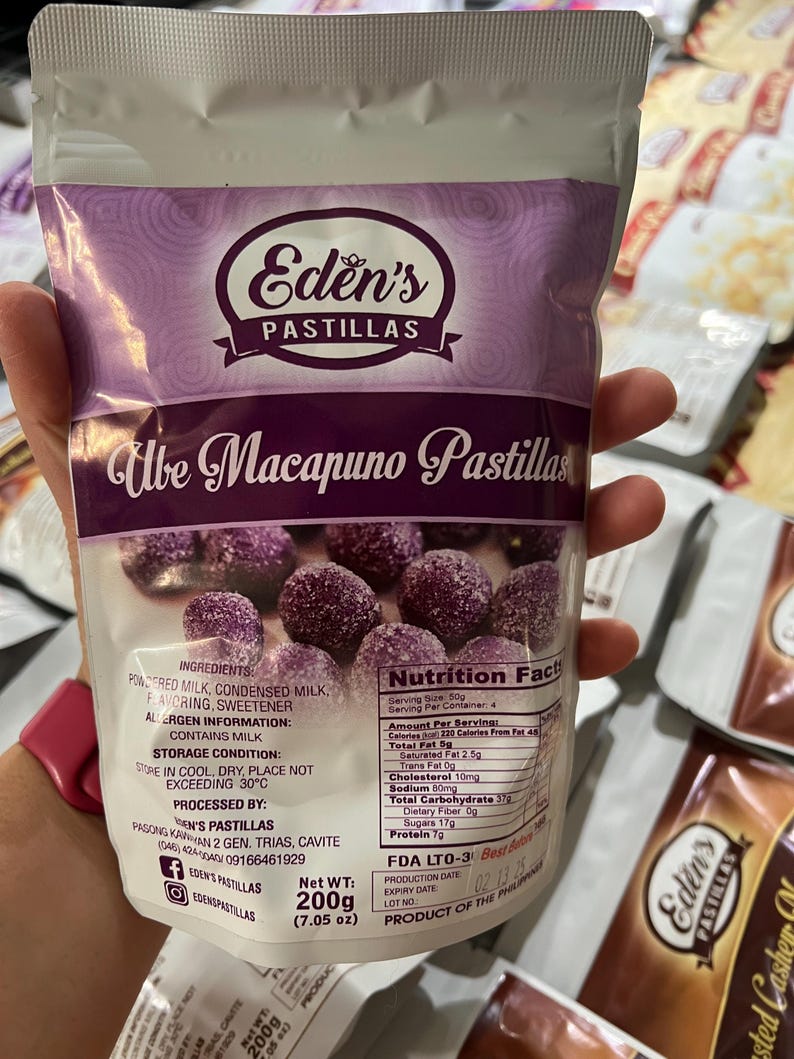 Eden's Pastillas From the Philippines 200g various Flavors - Etsy