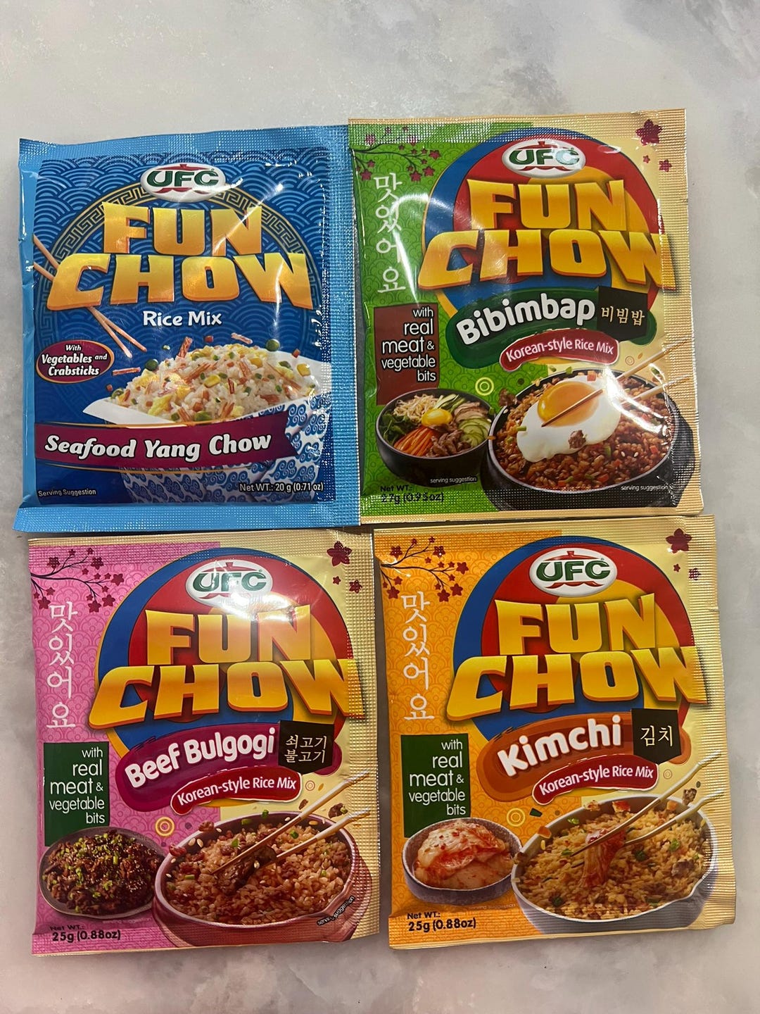 UFC Rice Mix (yang Chow, Kimchi, Bibimbap, Beef Bulgogi) - Etsy