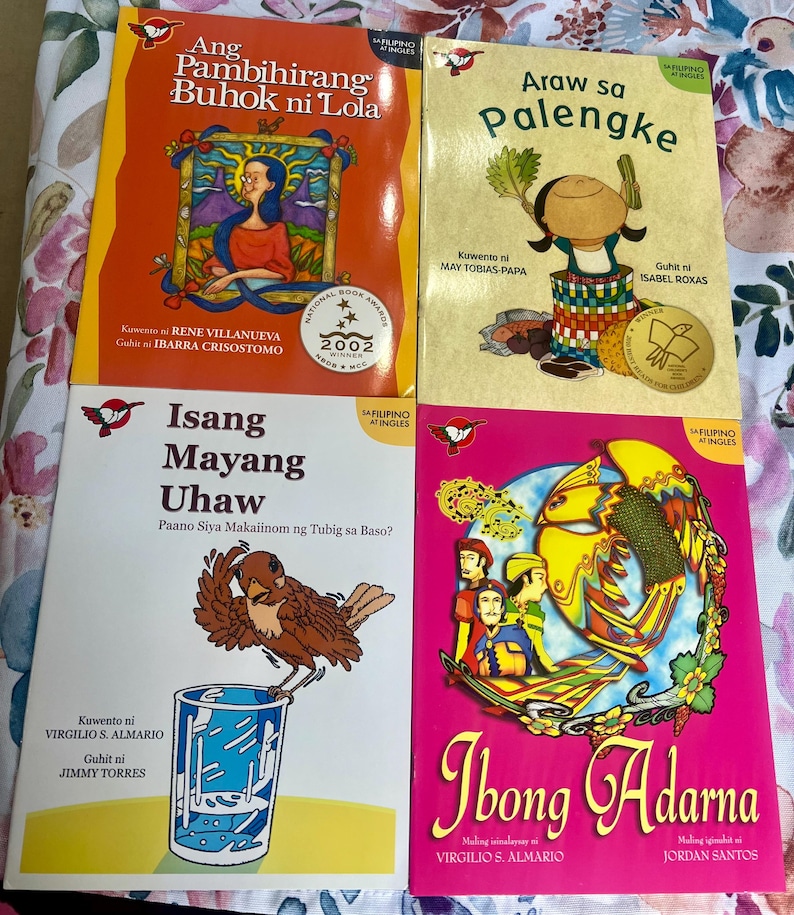 Filipino Tagalog Children's Books With English Translation - Etsy