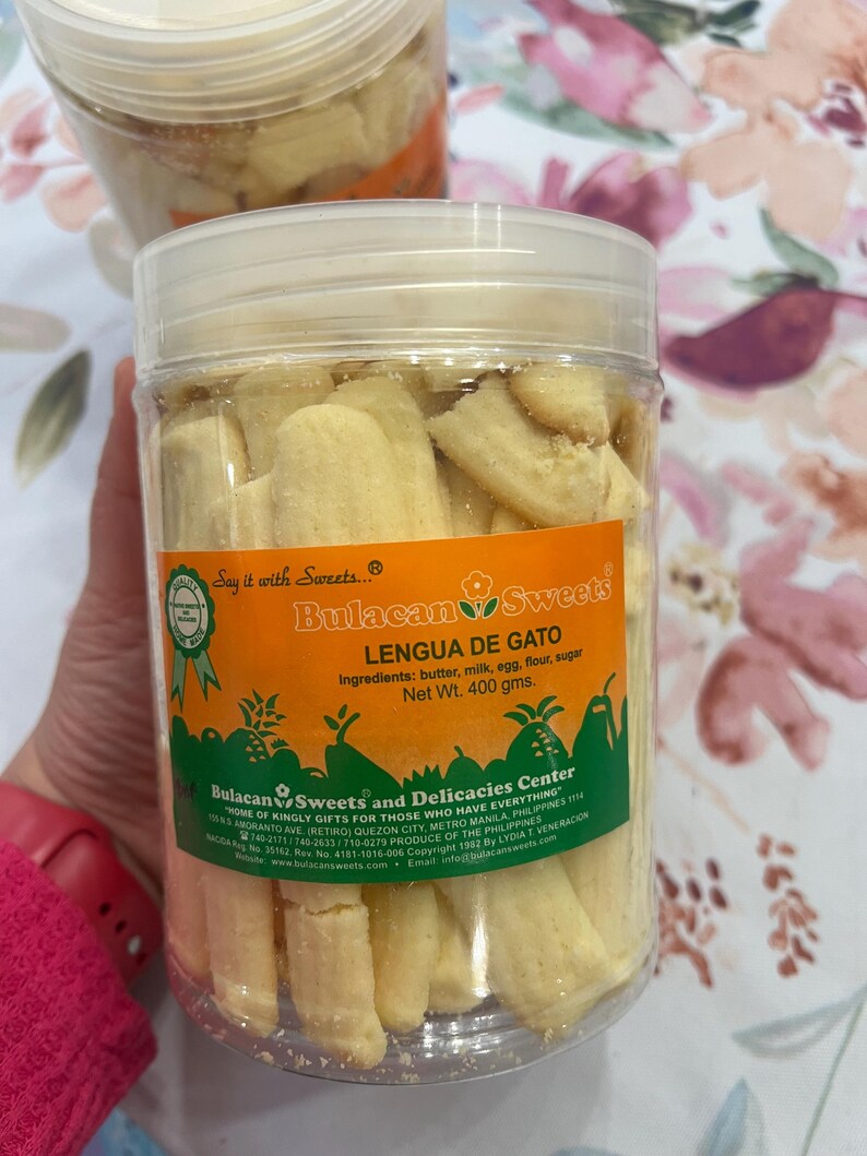 Bulacan Sweets Lengua De Gato 400g - Etsy