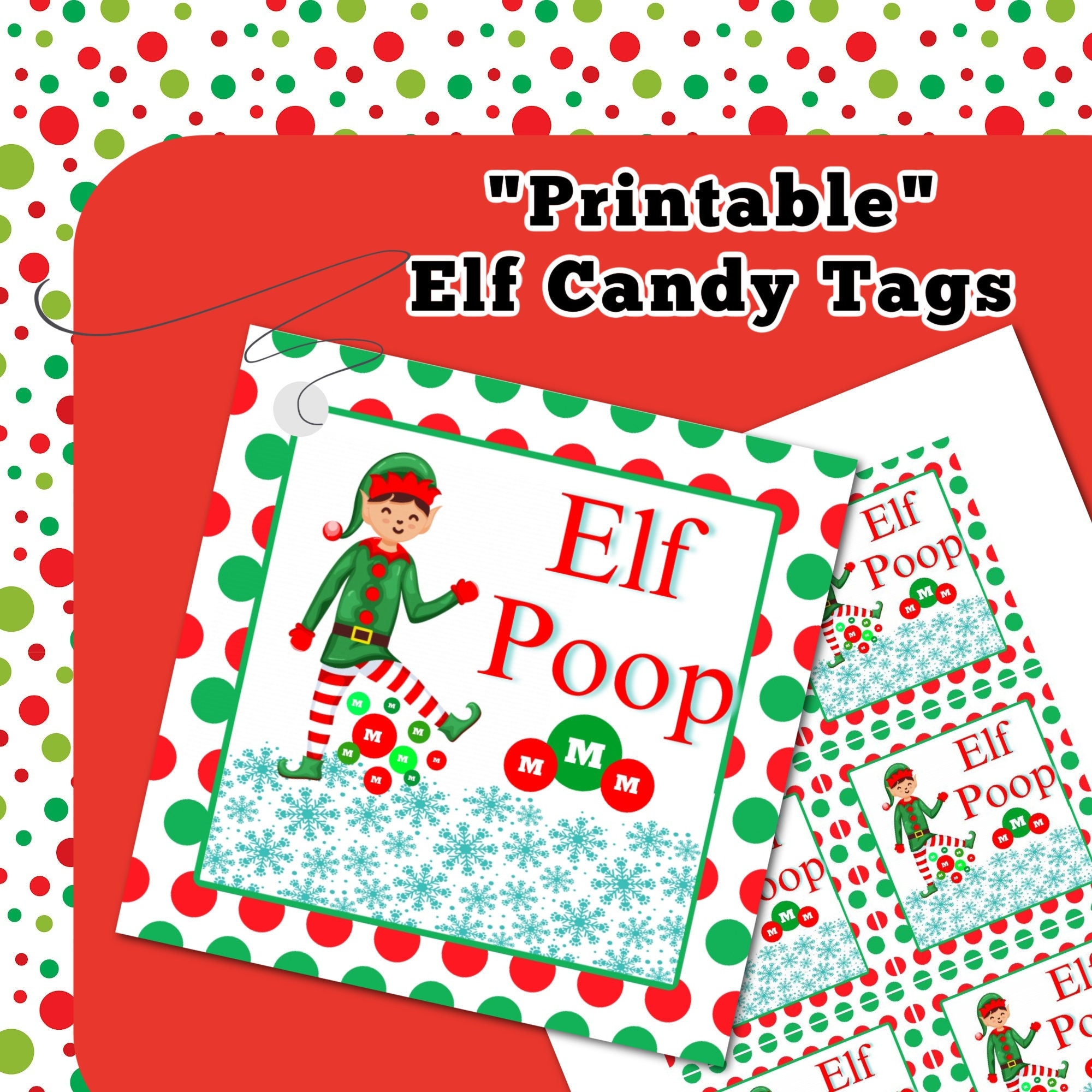 Elf Poop, Christmas Candy Tags, Elf Poop Tags, Elf Ideas, Elf Treat ...