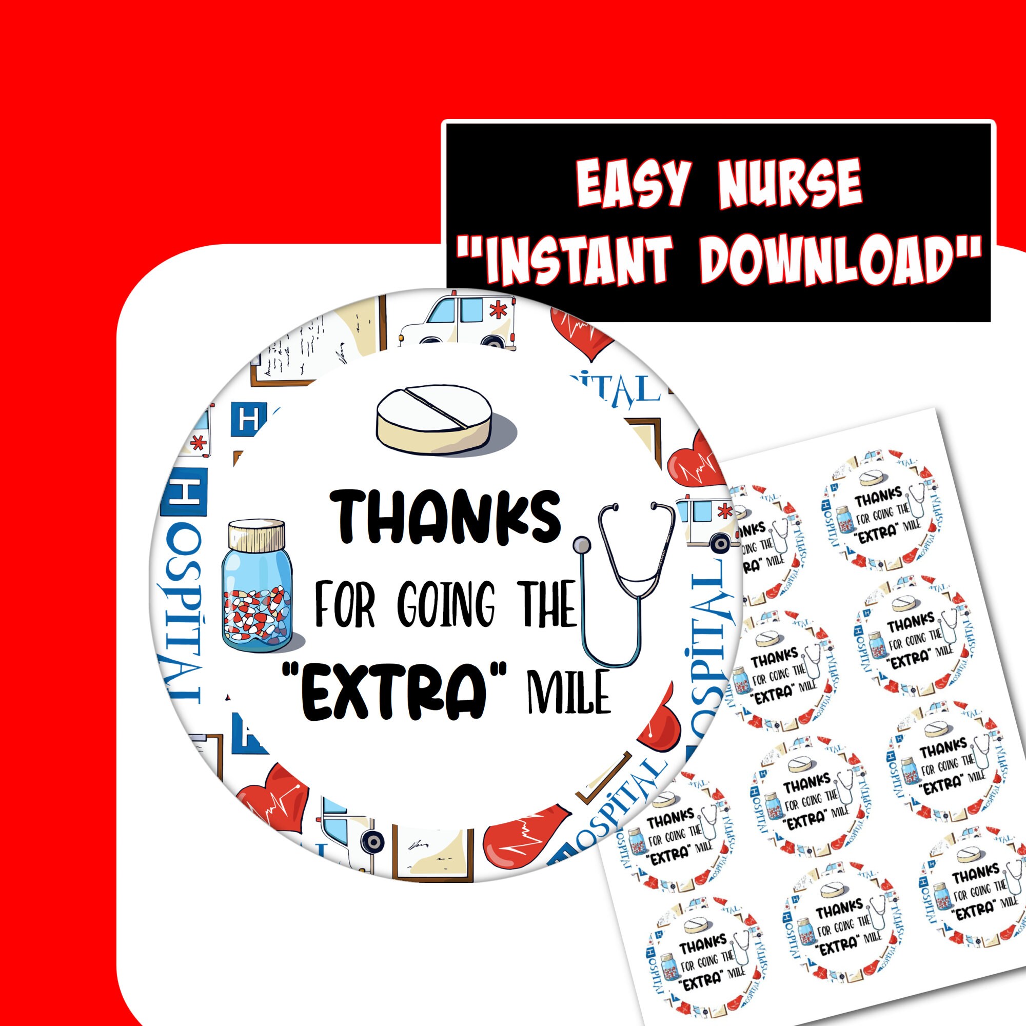 INSTANT DOWNLOAD Happy Nurses Week - Nurses Appreciation Week - Nurses ...