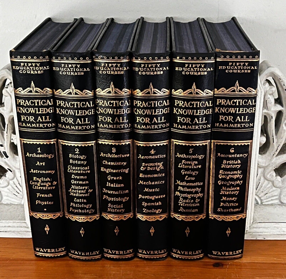 Book Set practical Knowledge for All Six Volumes by Sir John Hammerton ...