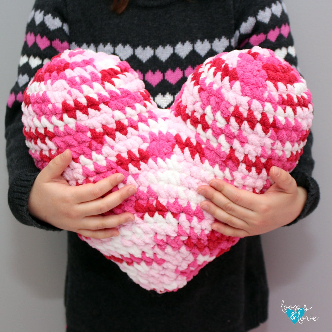 Crochet Heart Pillow | Crochet Heart | Heart Amigurumi | Plush Heart ... Crochet Heart Pillow | Crochet Heart | Heart Amigurumi | Plush Heart ...