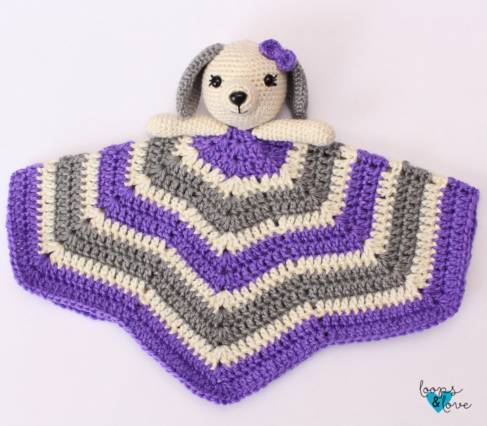 Crochet Puppy Lovey Animal Lovey Crochet Lovey Crochet | Etsy