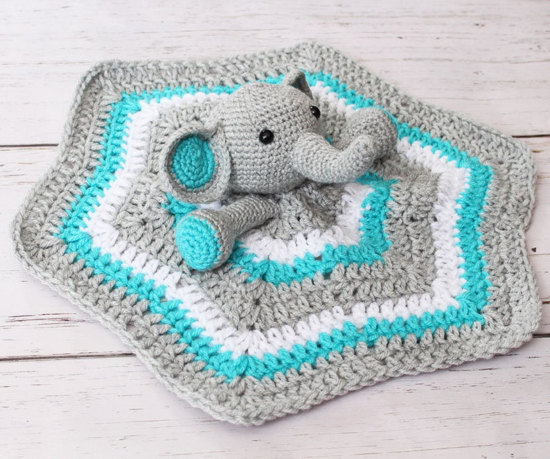 Crochet Elephant Lovey Elephant Lovey Crochet Pattern | Etsy