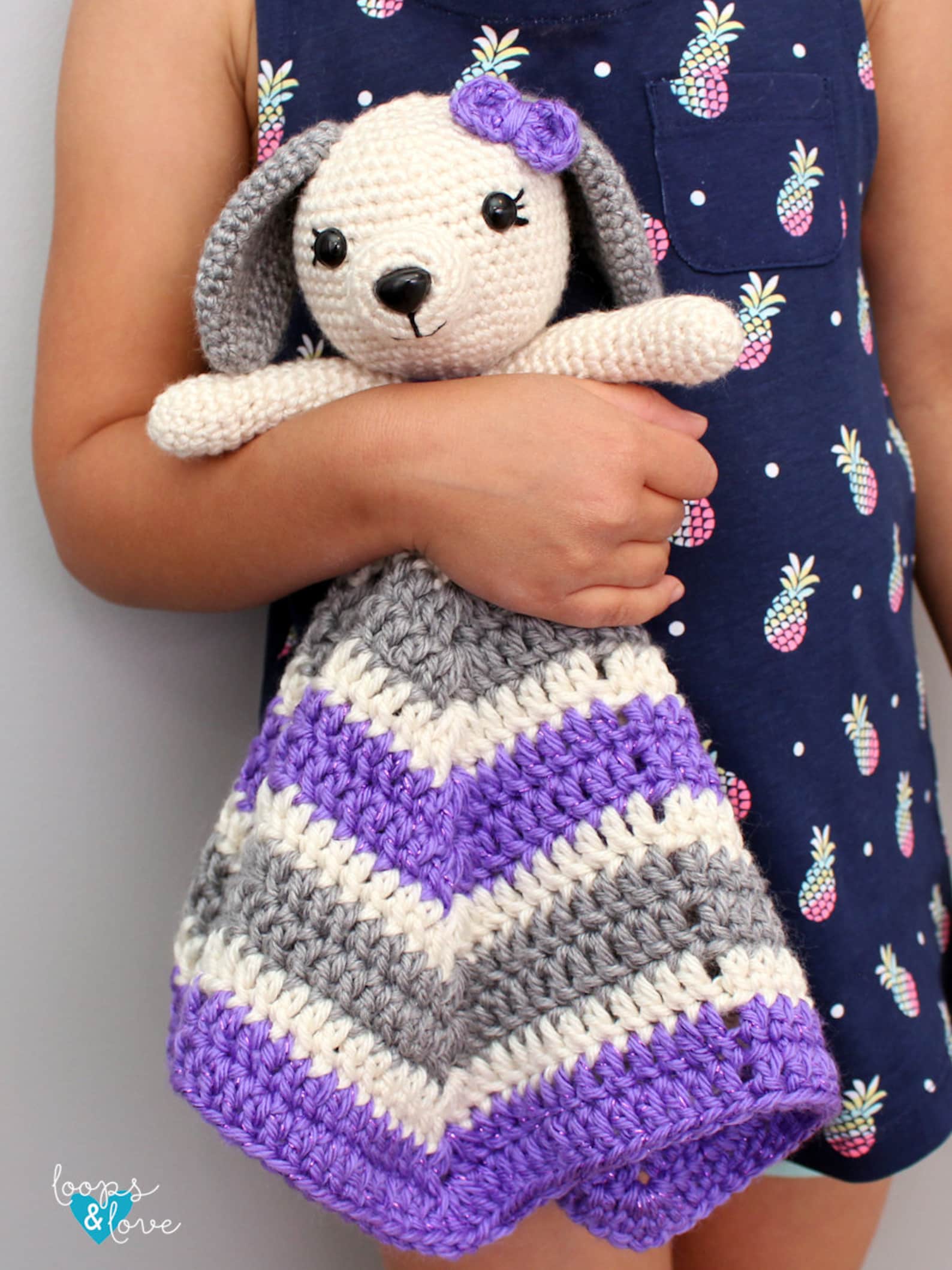 Crochet Puppy Lovey Animal Lovey Crochet Lovey Crochet | Etsy