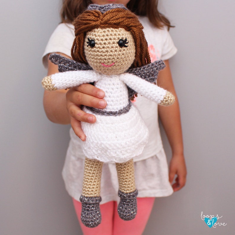 Angelica Crochet Angel Doll Pattern | Amigurumi Fairy (PDF Pattern) - Etsy