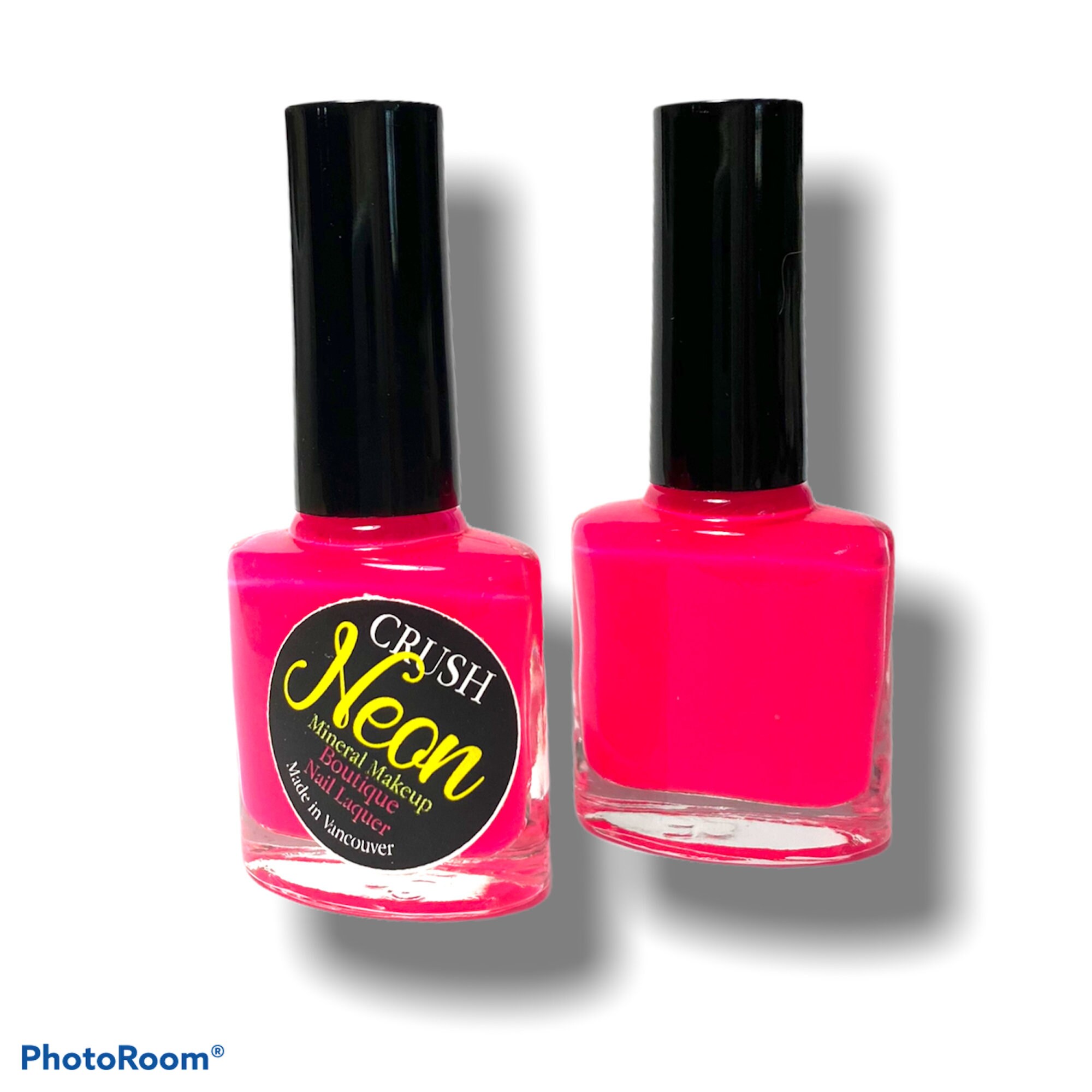 Barbie Babe Glossy Neon Hot Pink Nail Polish Nail Art Lacquer Top Coat ...