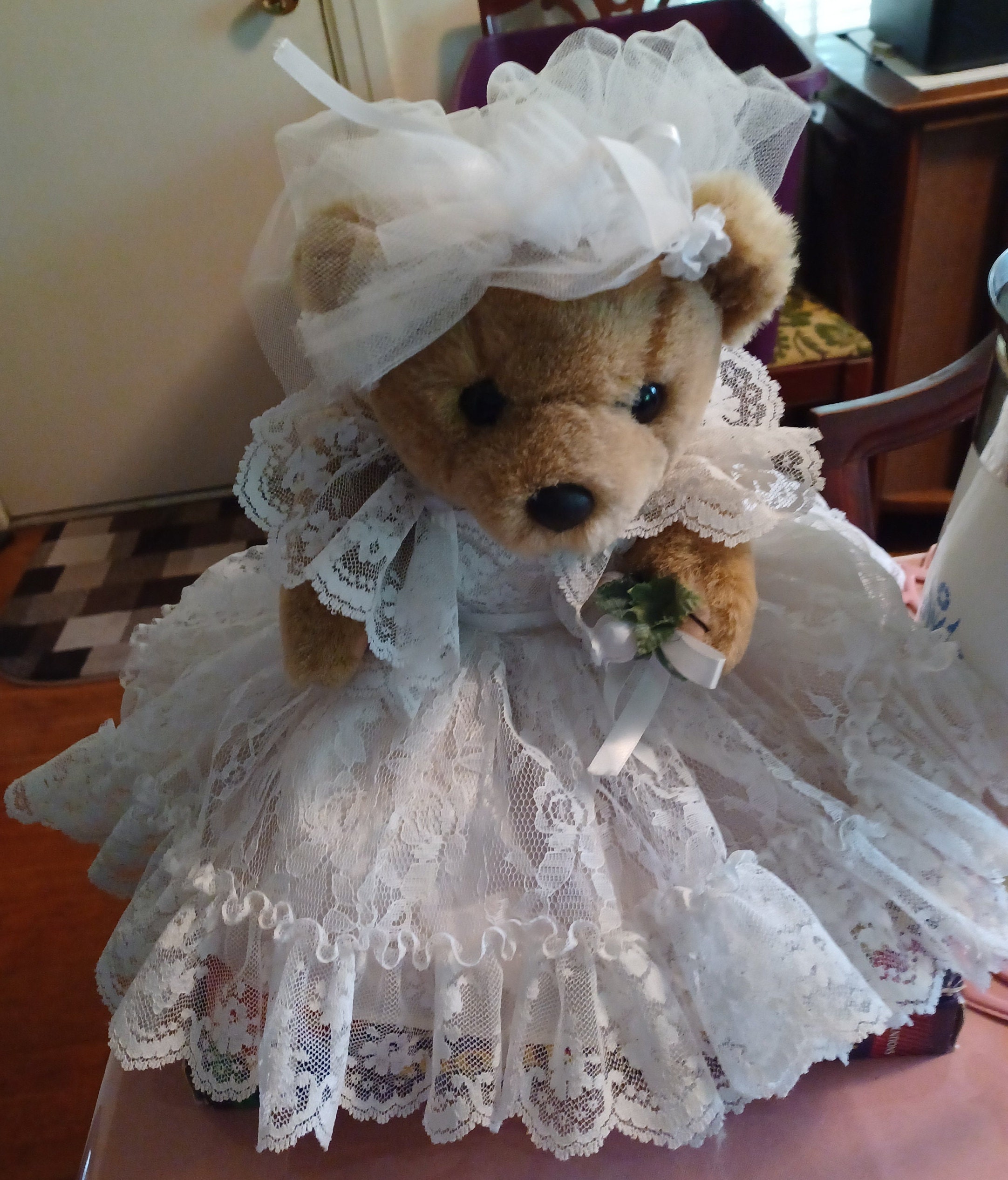 Vintage Bearly People Bride Bear - Etsy