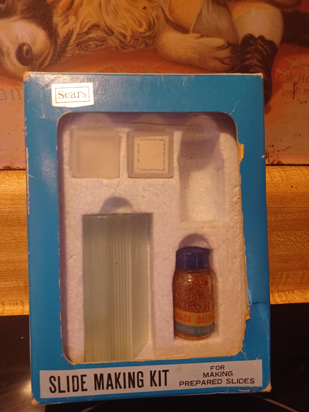 Old Vintage Sears Slide Making Kit for Young Scientists - Etsy