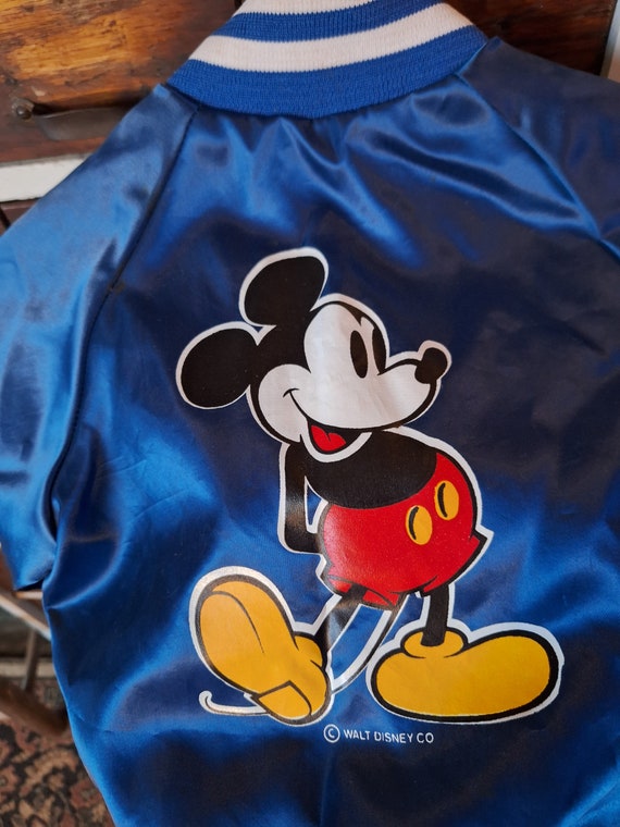 Vintage Chalk Line Mickey Mouse silky jacket - Gem