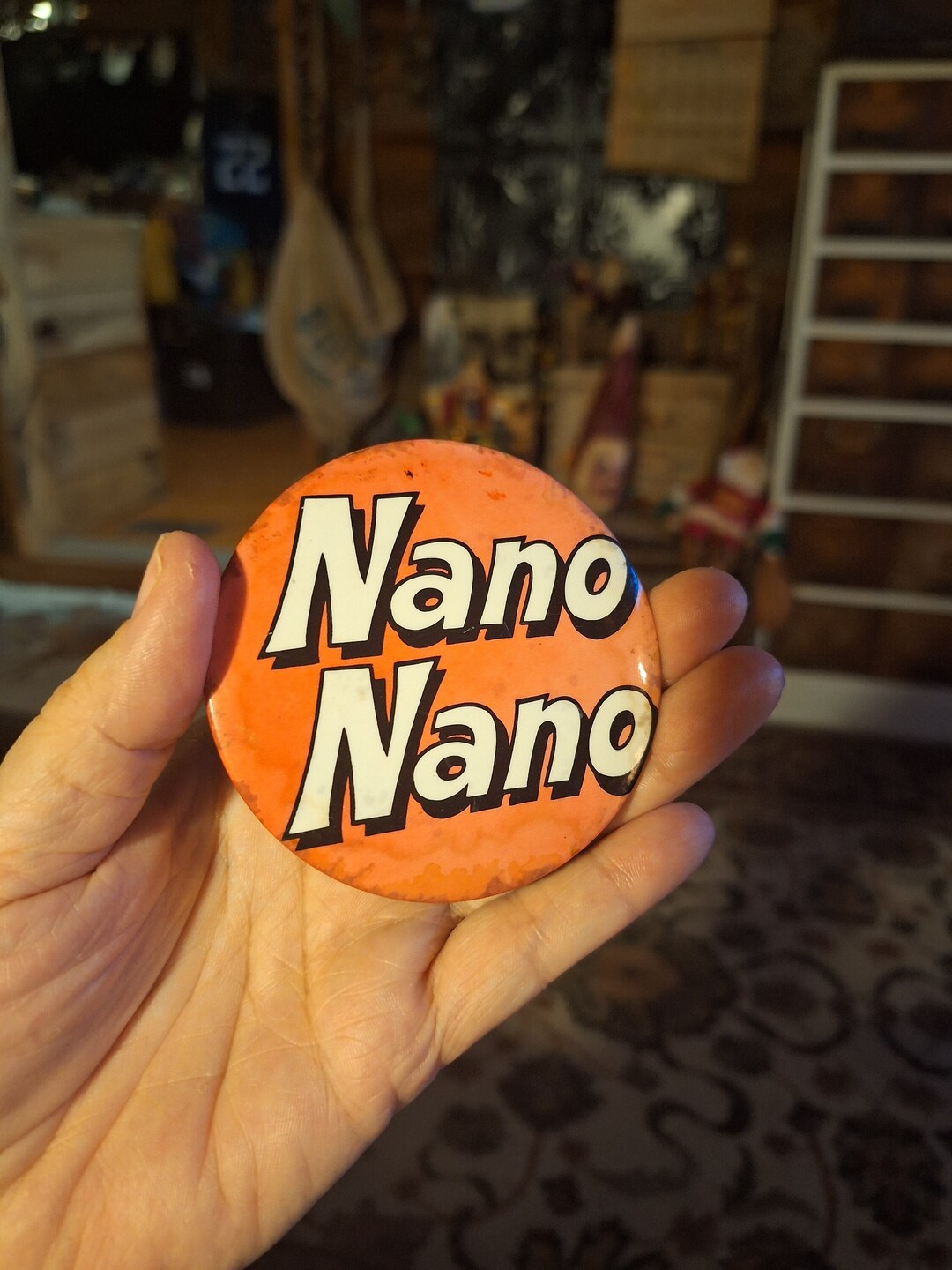 Vintage Mork and Mindy Nano Nano Button - Etsy