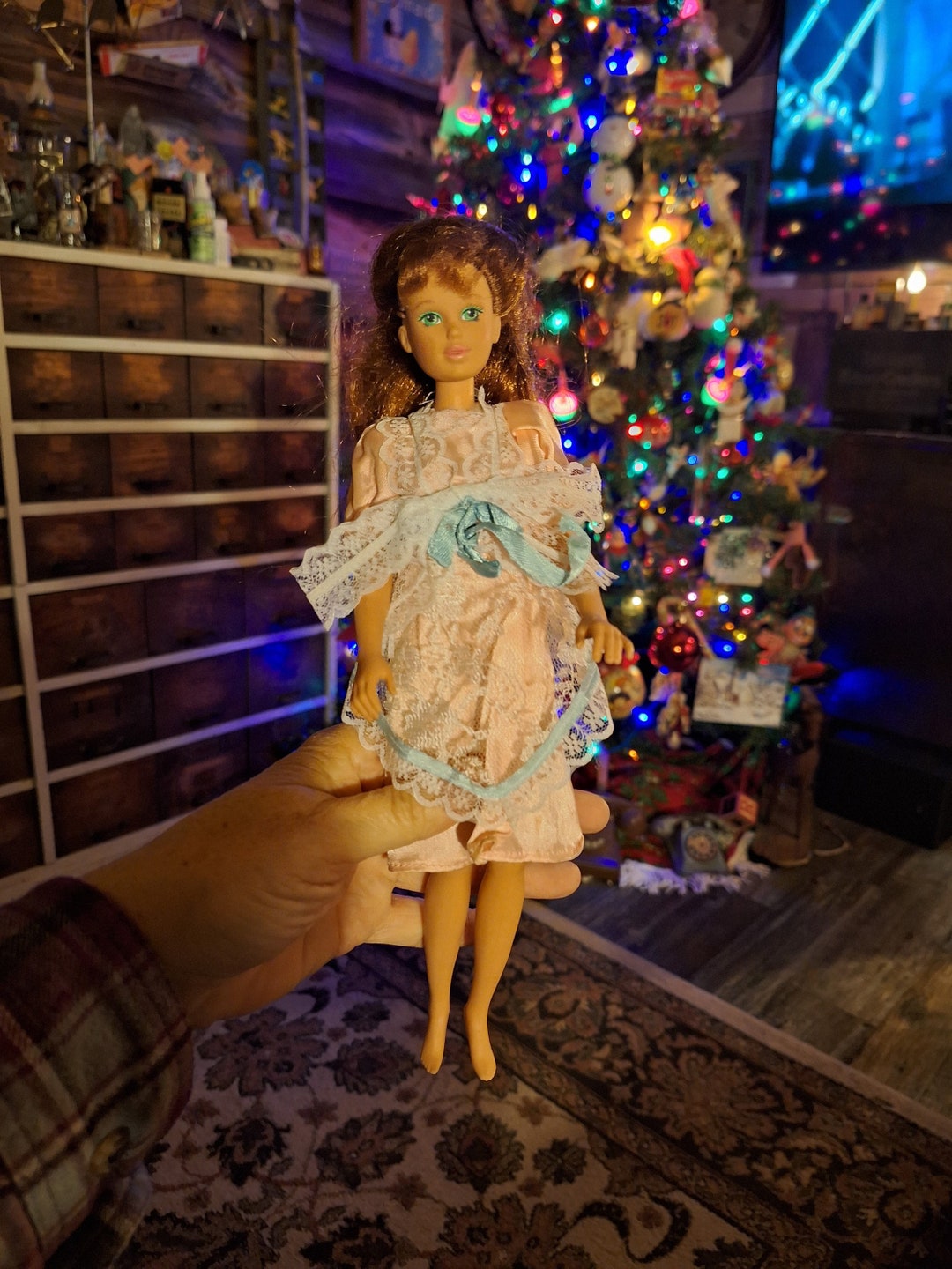 1987 Hasbro Barbies Friend Red Head With Blue Eyes - Etsy