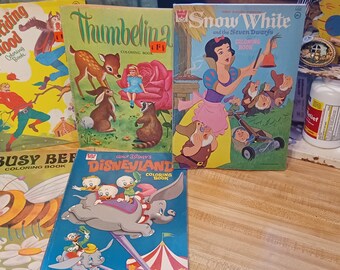 Old Coloring Books - Etsy