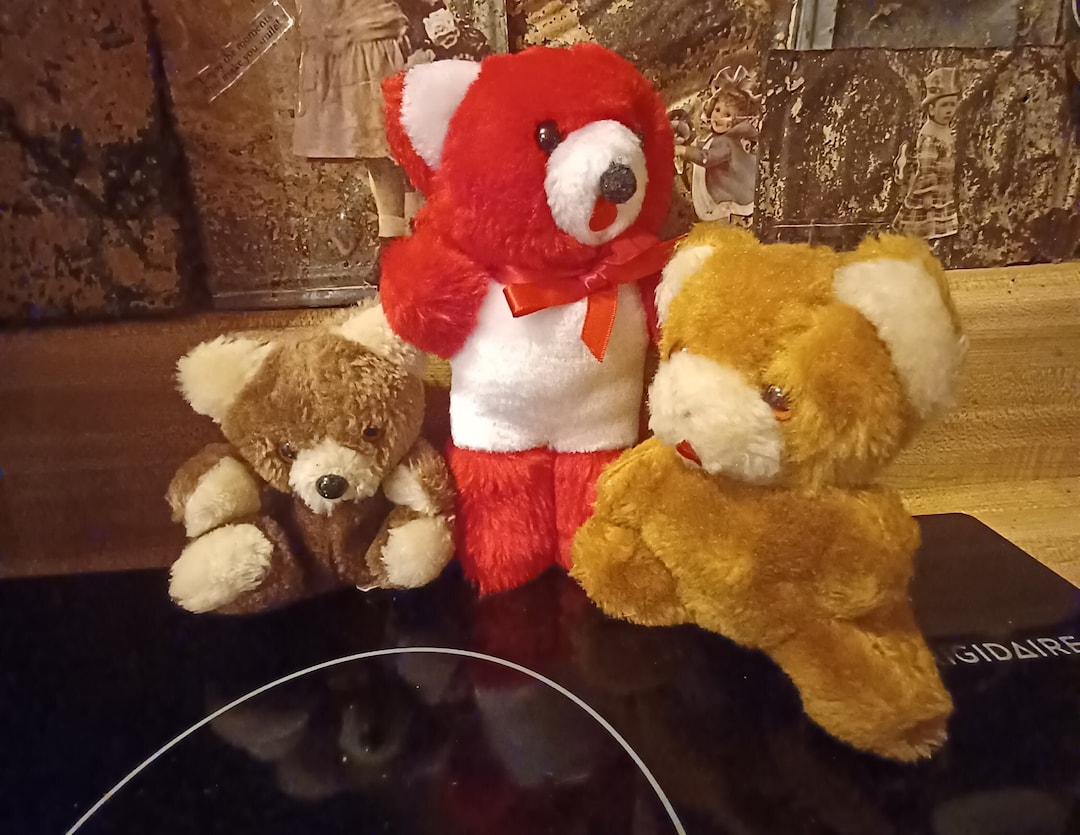 Set of 3 Old Vintage Teddy Bears - Etsy