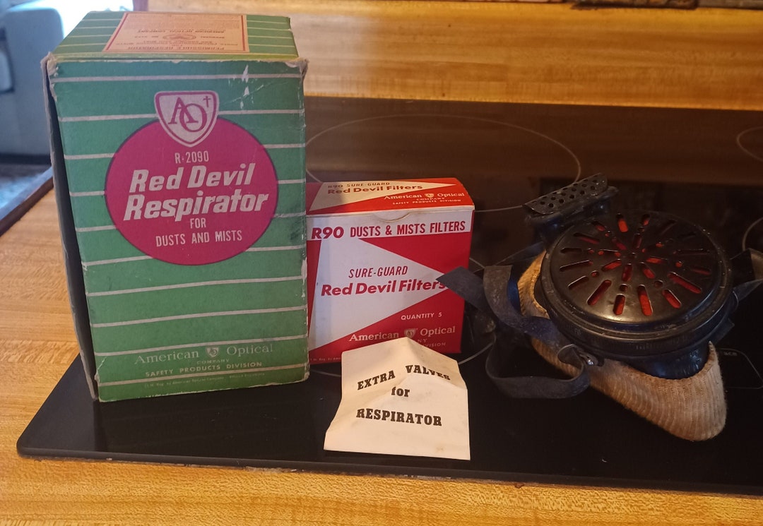 Old Vintage Red Devil Respirator - Etsy