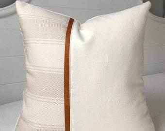 Brown cream pillows | Etsy
