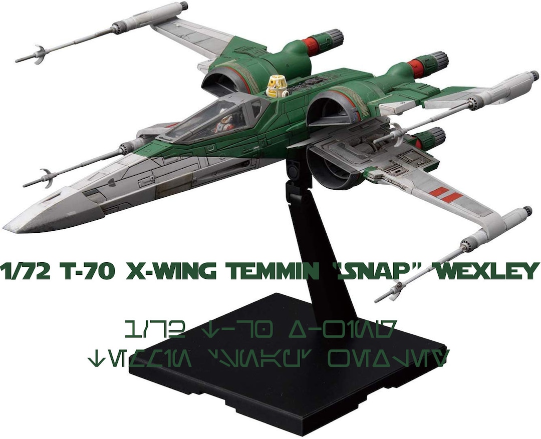Star Wars T-70 X-wing Temmin "snap" Wexley - Etsy