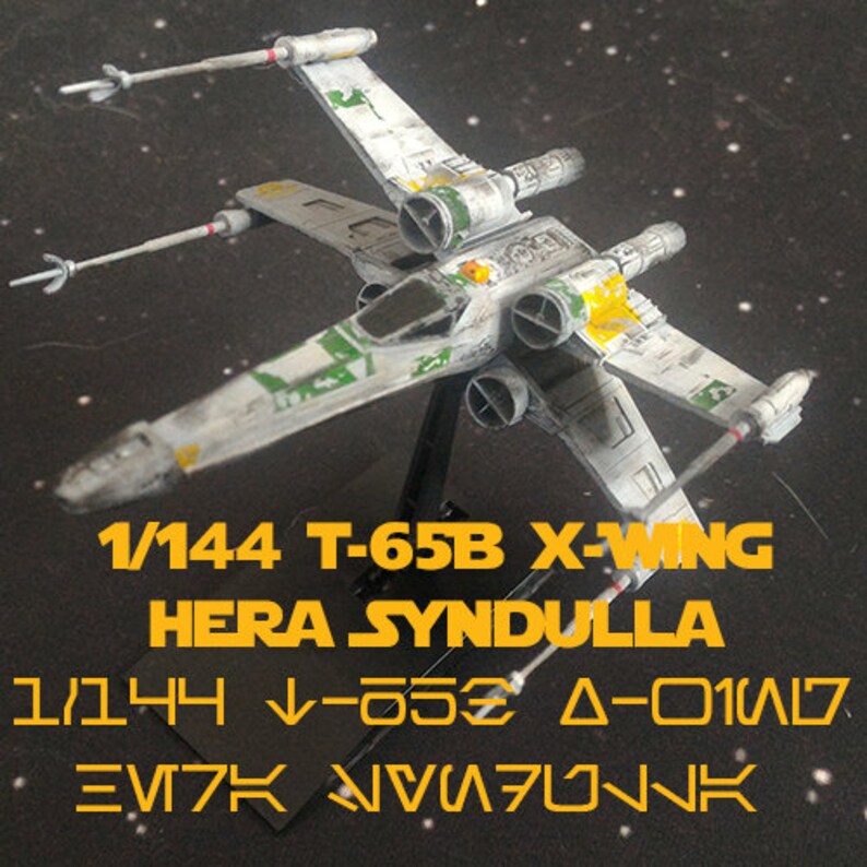 Star Wars Hera Syndulla X-wing phoenix Leader - Etsy