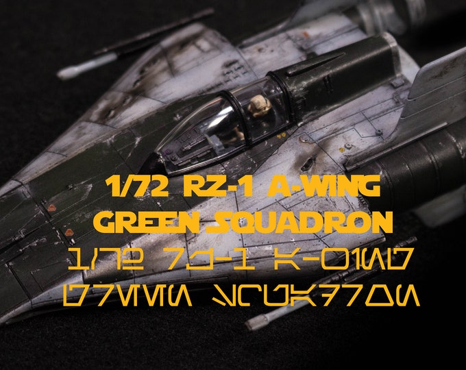 Star Wars A-wing Interceptor Green Squadron - Etsy