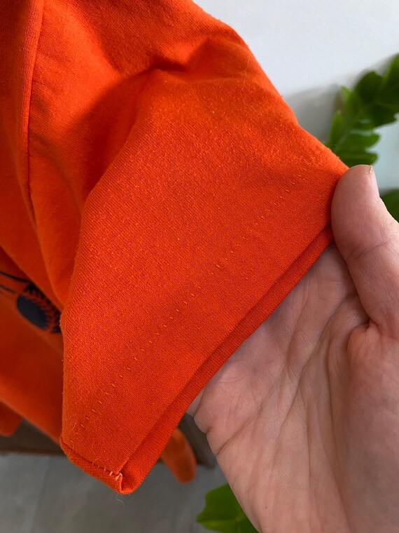 1970s Cloth Tag Russell Basebal Athletic Graphic Tee - Gem