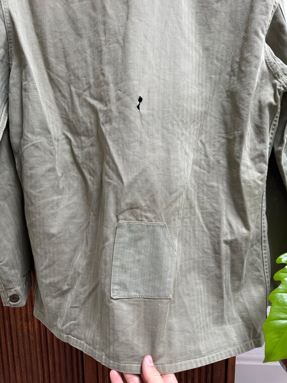 1940s WWII USMC Marine Corps HBT P41 Utility Jacket S… - Gem