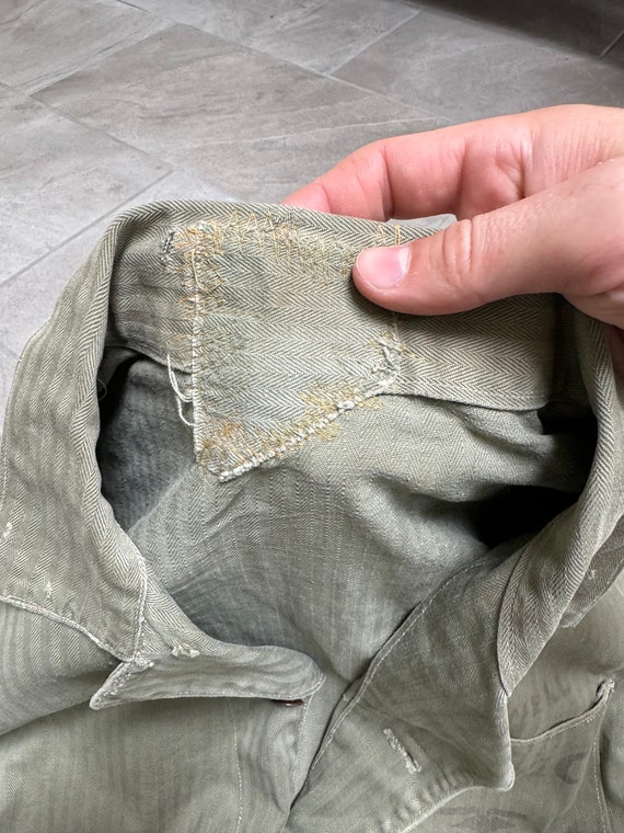 1940s WWII USMC Marine Corps HBT P41 Utility Jacket S… - Gem