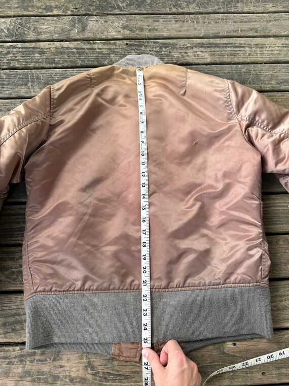 1960s/70s Sunfaded Copper MA-1 Military Reversible Fl… - Gem