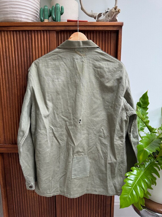 1940s WWII USMC Marine Corps HBT P41 Utility Jacket S… - Gem