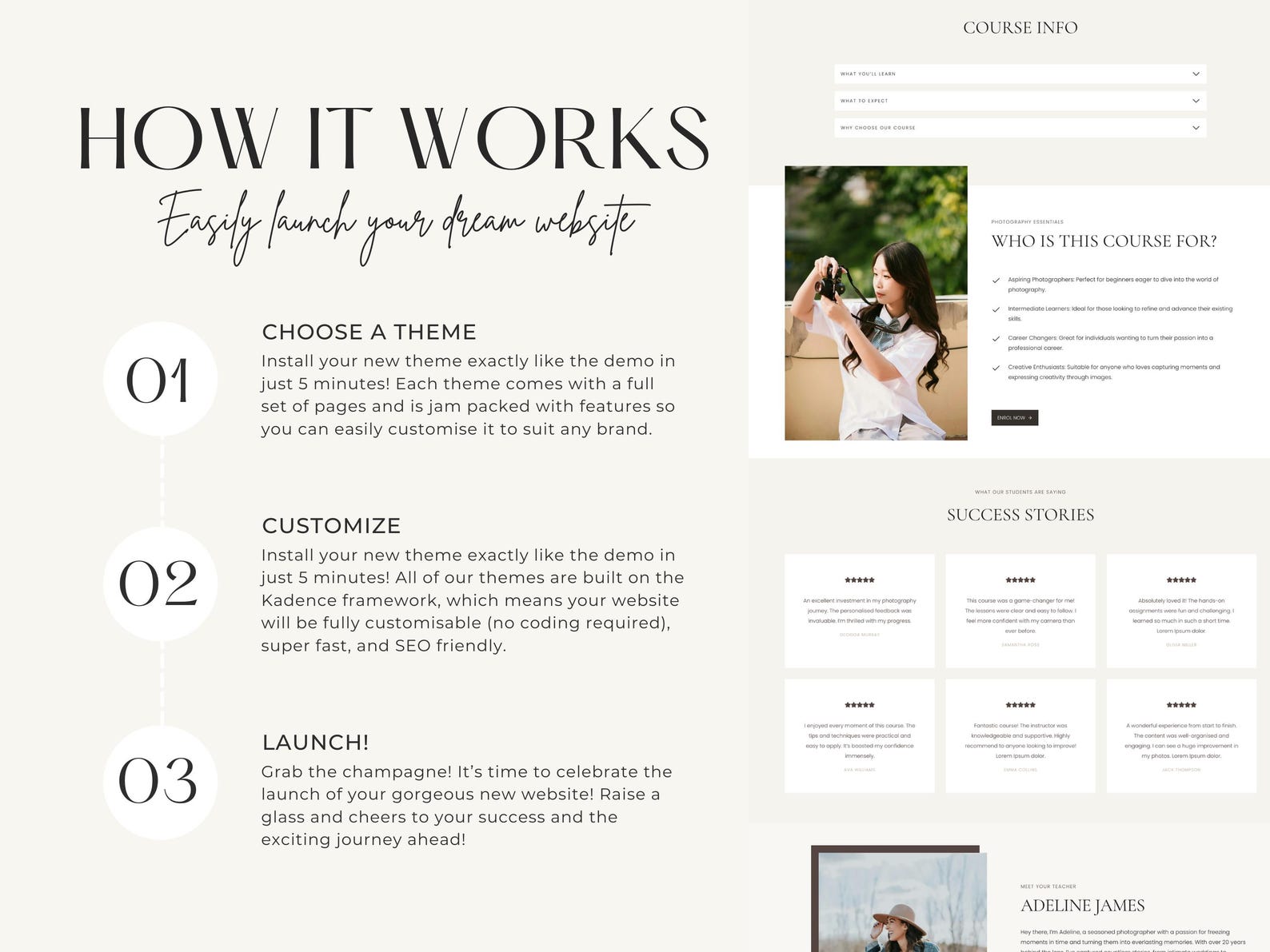 SOLANA - Modern Wordpress Theme for Photographers, Creative ...