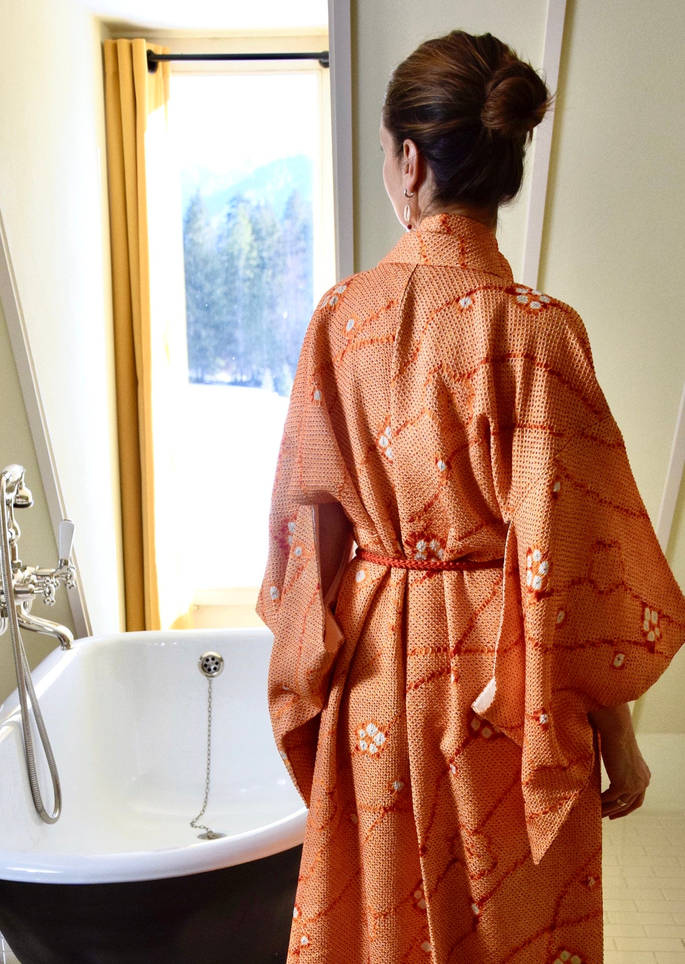 High Class Vintage Kimono, special silk Kimono, Japan, handmade Shibori ...