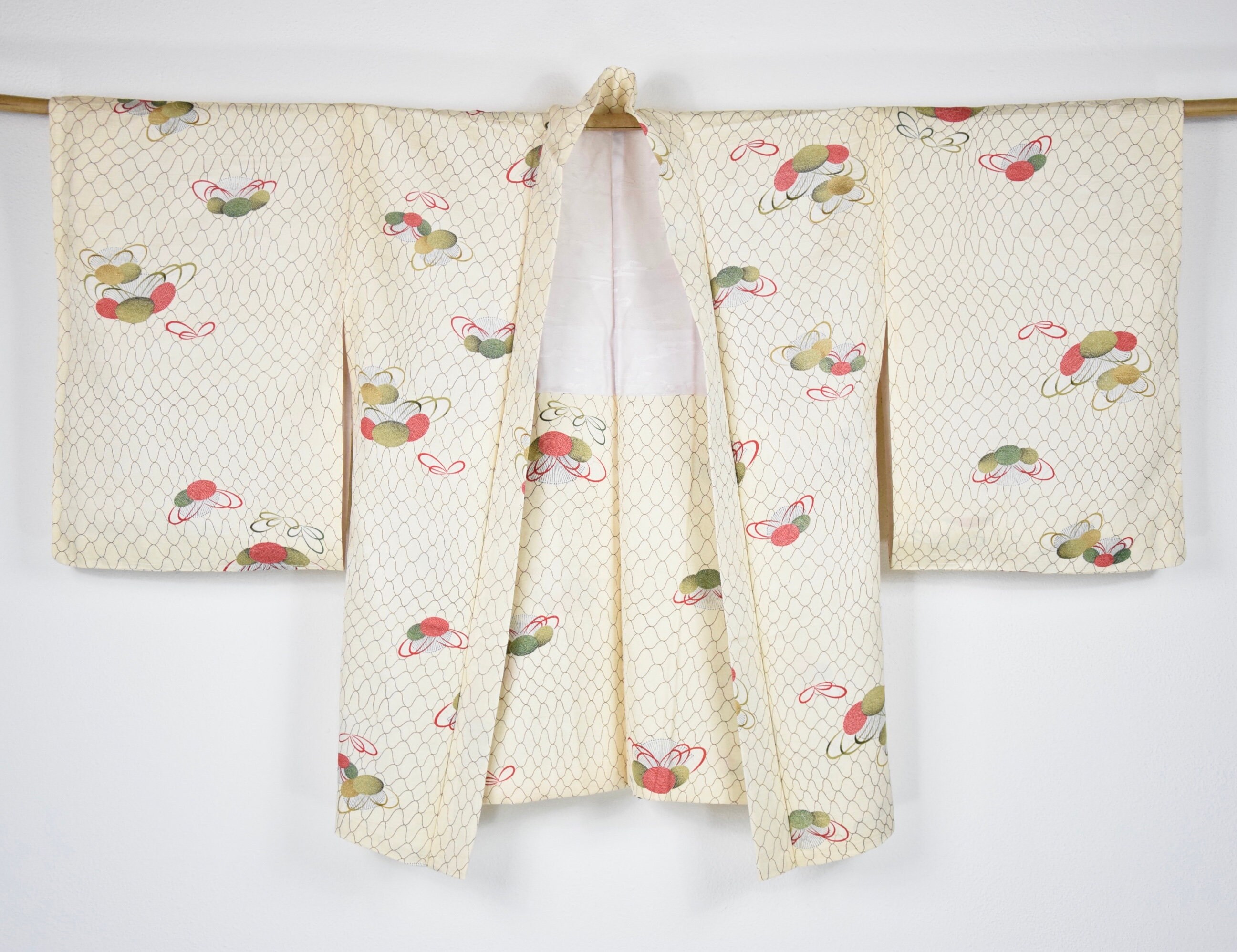 Original Japanese Vintage Haori, short Kimono Jacket with cute Japanese ...