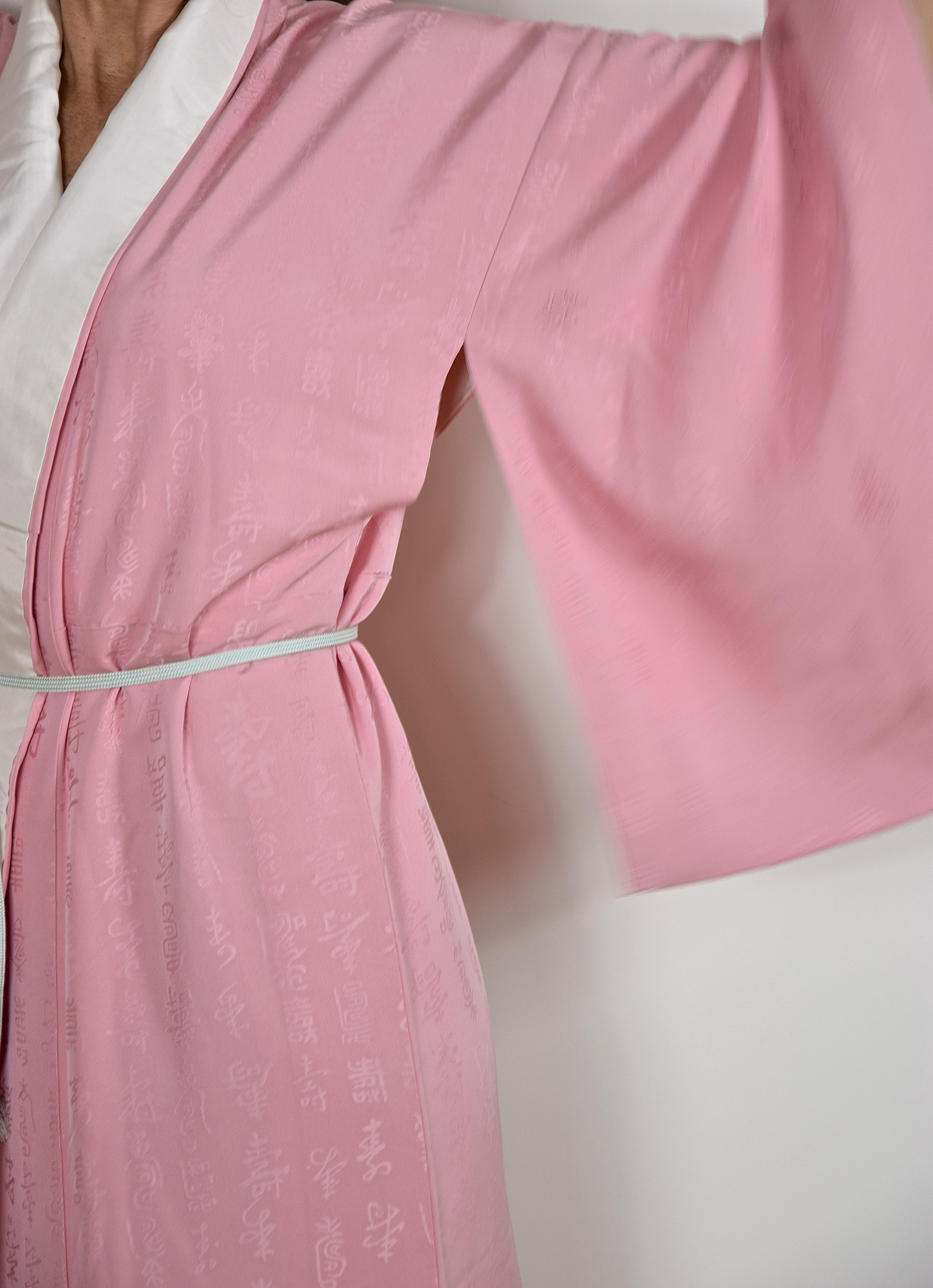 Japanese Vintage Kimono Robe with Japanese character for Happiness ...