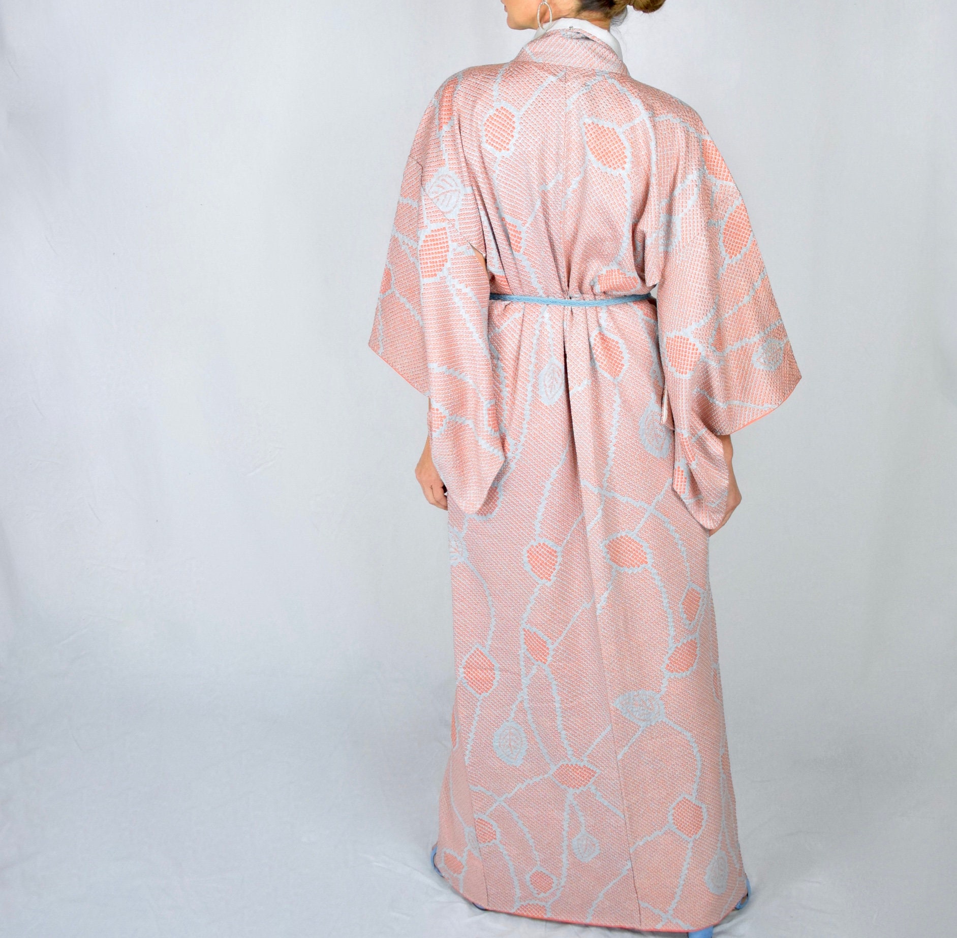 High Class Vintage Kimono, special silk Kimono, Japan, handmade Shibori ...