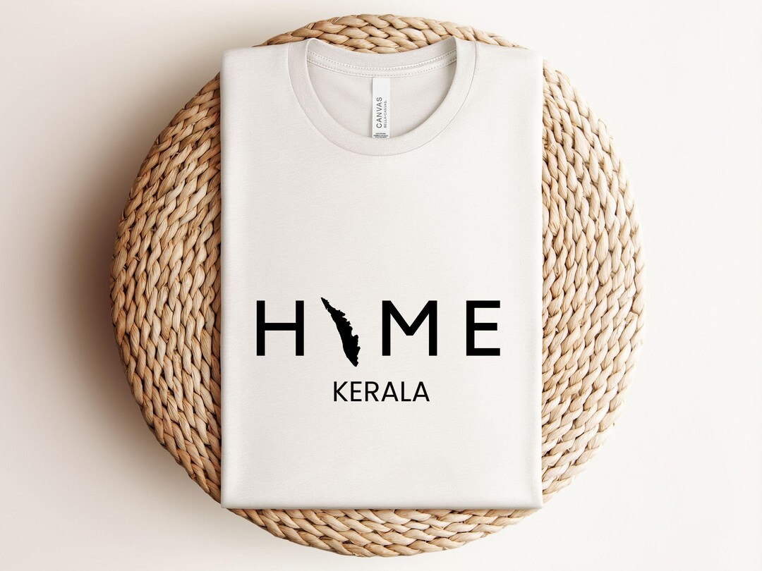 Kerala T Shirt, Kerala Home Tee, Home State T-shirt, Indian Tee Shirt, Desi Shirt, Travel India ...