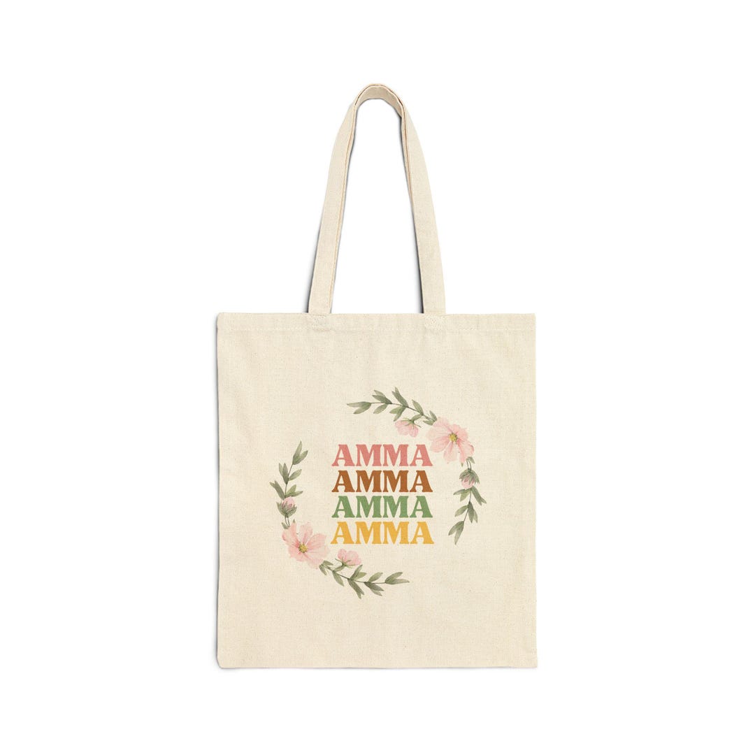 Amma Tote Bag for Grocery Shopping, Gift for Amma Mom Mummy Mommy Ma ...