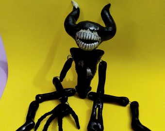 Bendy the Ink Demon Plush - Etsy