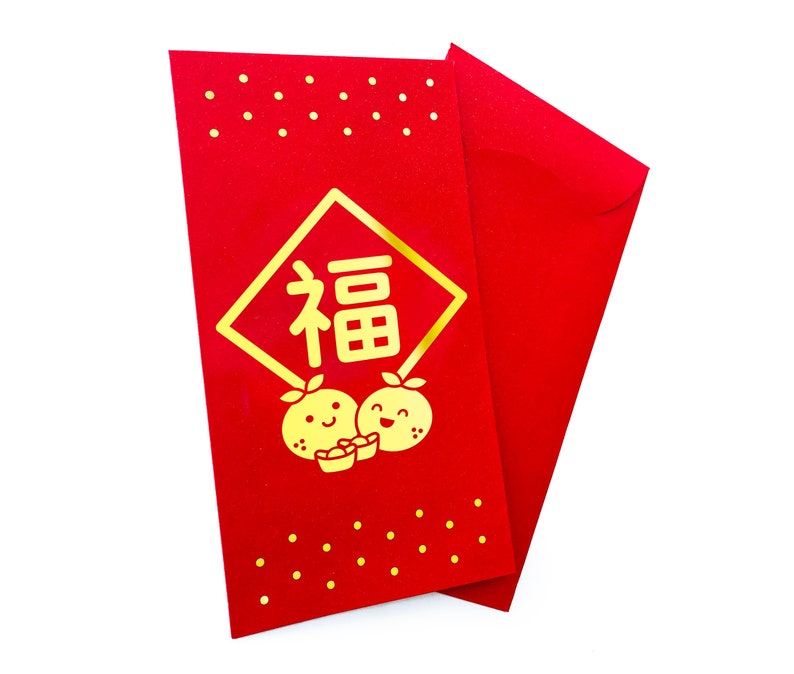 Good Fortune Lucky Red Envelopes, 福 'fu' Red Pockets/packets/lai See ...