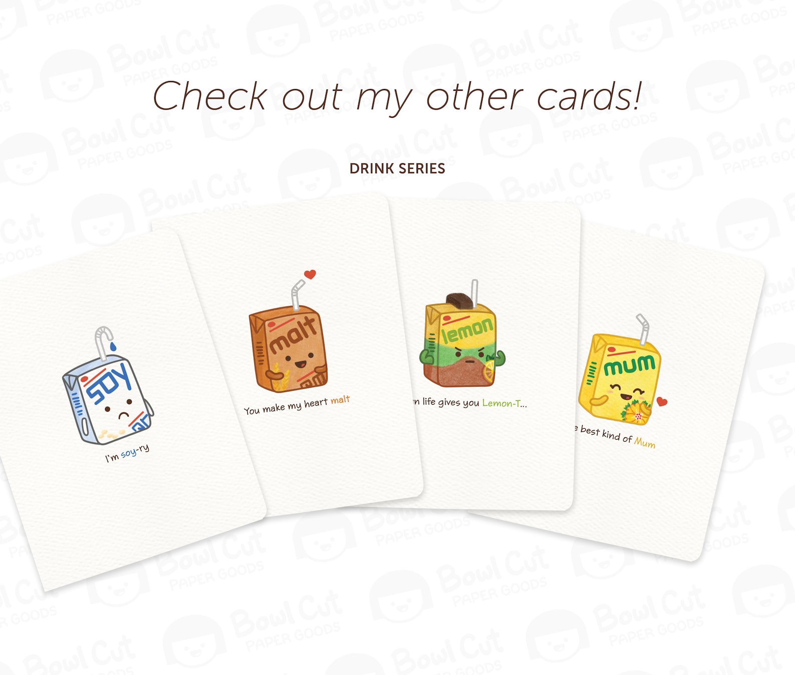 Thank You Card thanks for Pudding up With Me - Etsy